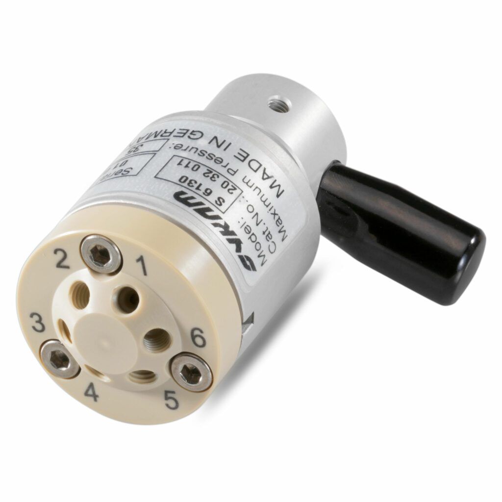 S 6030 2x3-Way Analytical HPLC Valve - Sykam Chromatography